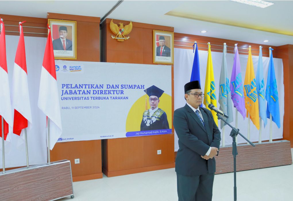 Pelantikan Jeji Muhamad Najib sebagai Direktur UT Tarakan: Komitmen ...
